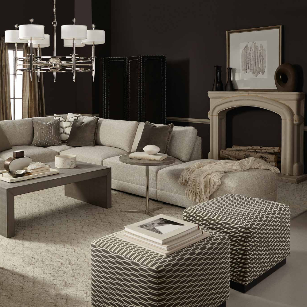 Lush Love Custom Cocktail Ottoman – Exquisite Living