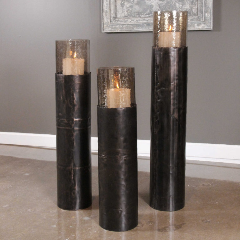 Agira Floor Candle – Large – Exquisite Living